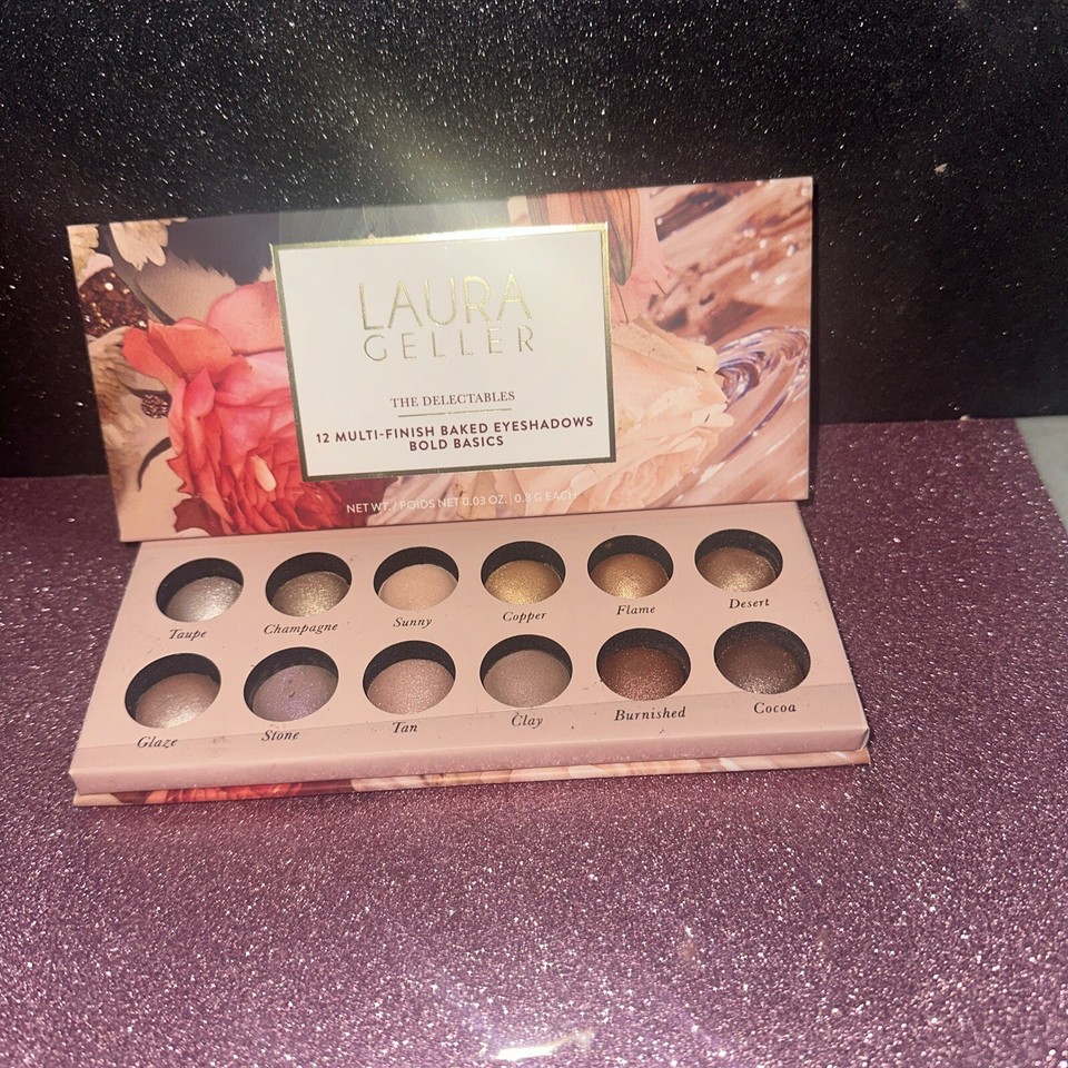 LAURA GELLER The Delectables 12 Multi Finish Baked Eyeshadows BOLD ...