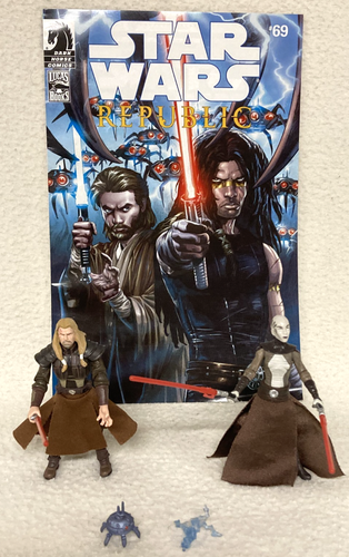 Star Wars Figures-Comic Pack Republic #69- Asajj Ventress & Tol Skorr ...