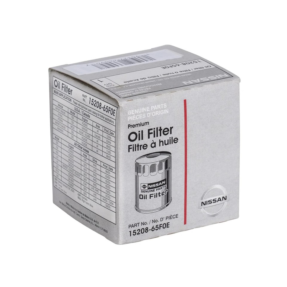 Genuine Oil Filter 15208-65F00 15208-65F0E fits Nissan Altima Sentra | eBay