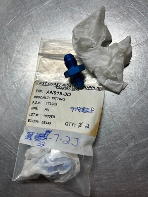 AN9193D Mouser Amphenol Fitting AN919-3D | eBay