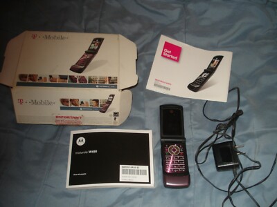 Motorola W series W490 - Purple (T-Mobile) Cellular Phone (For Parts or ...