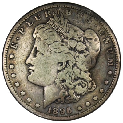 1896-S Morgan Dollar VG+ VERY GOOD Cleaned KEY DATE $1 A1217 | eBay