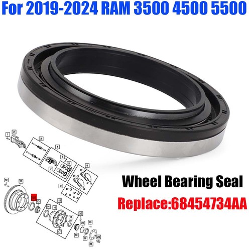 Seal Wheel Bearing 2019-2024 # 68454734AA For 19-224 RAM 3500 4500 5500 ...