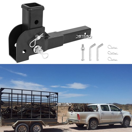 Folding Trailer Hitch Mount Shank Foldable Adapter Cargo Wheelchair ...