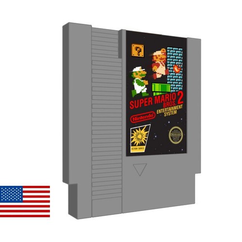 Super Mario Bros 2j The Lost Levels SMB2J Nintendo NES Famicom US Game ...