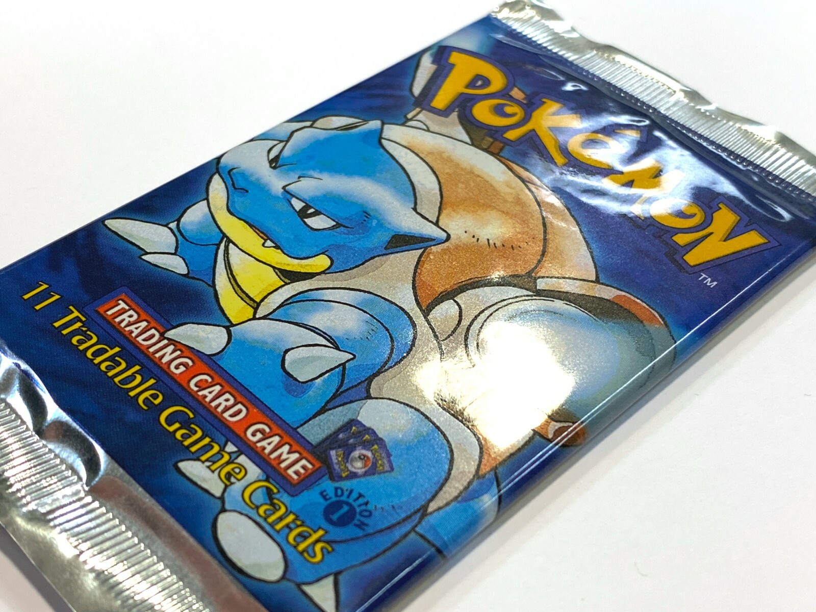 Pokemon HEAVY? Base set 1st Edition 20.836g - Booster Pack (Factory ...