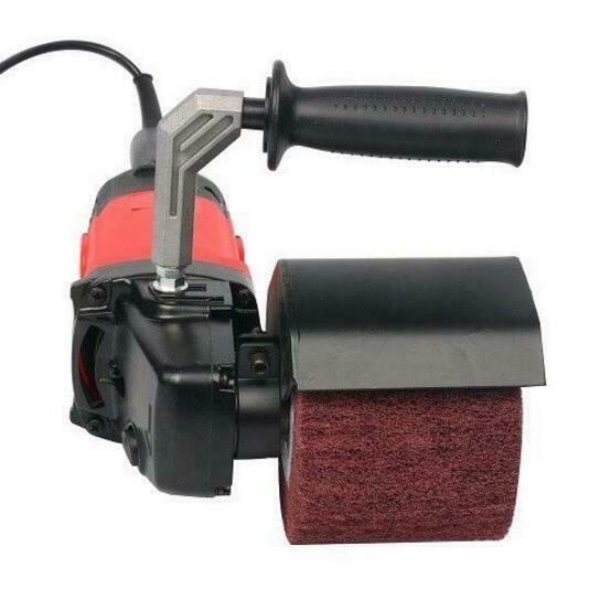 Electric Metal Burnishing Polishing Machine Manual Polisher Tool 110V ...