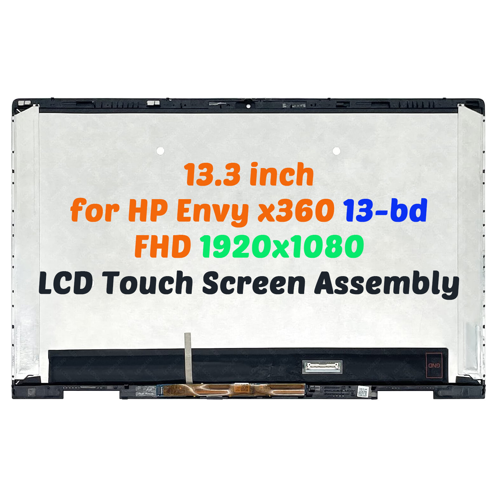 13.3" M15282-001 FHD LED LCD Touch Screen Assembly For HP ENVY X360 13m ...
