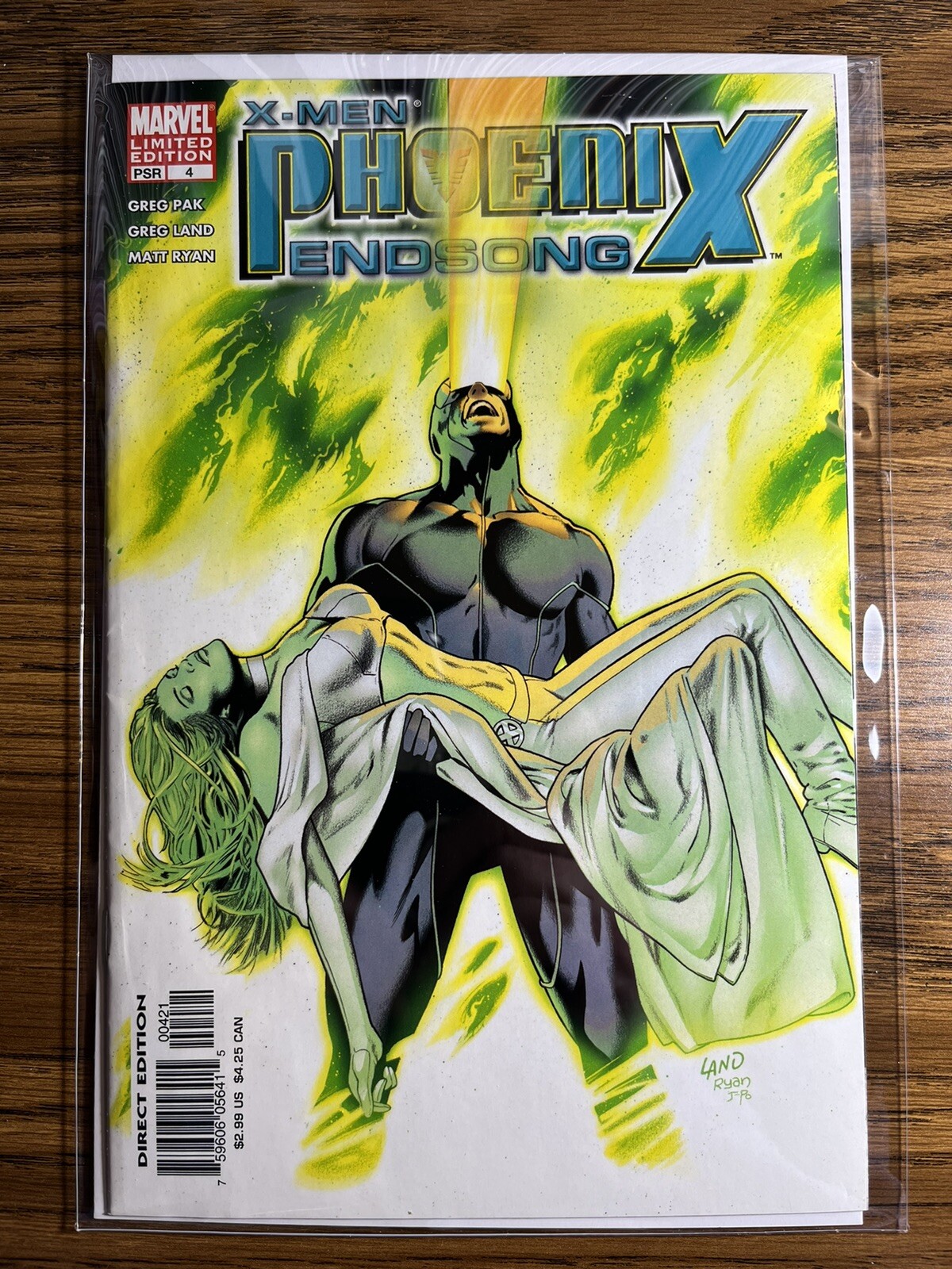 X-MEN PHOENIX ENDSONG 4 NM GREG LAND VARIANT COVER MARVEL COMICS 2005 ...