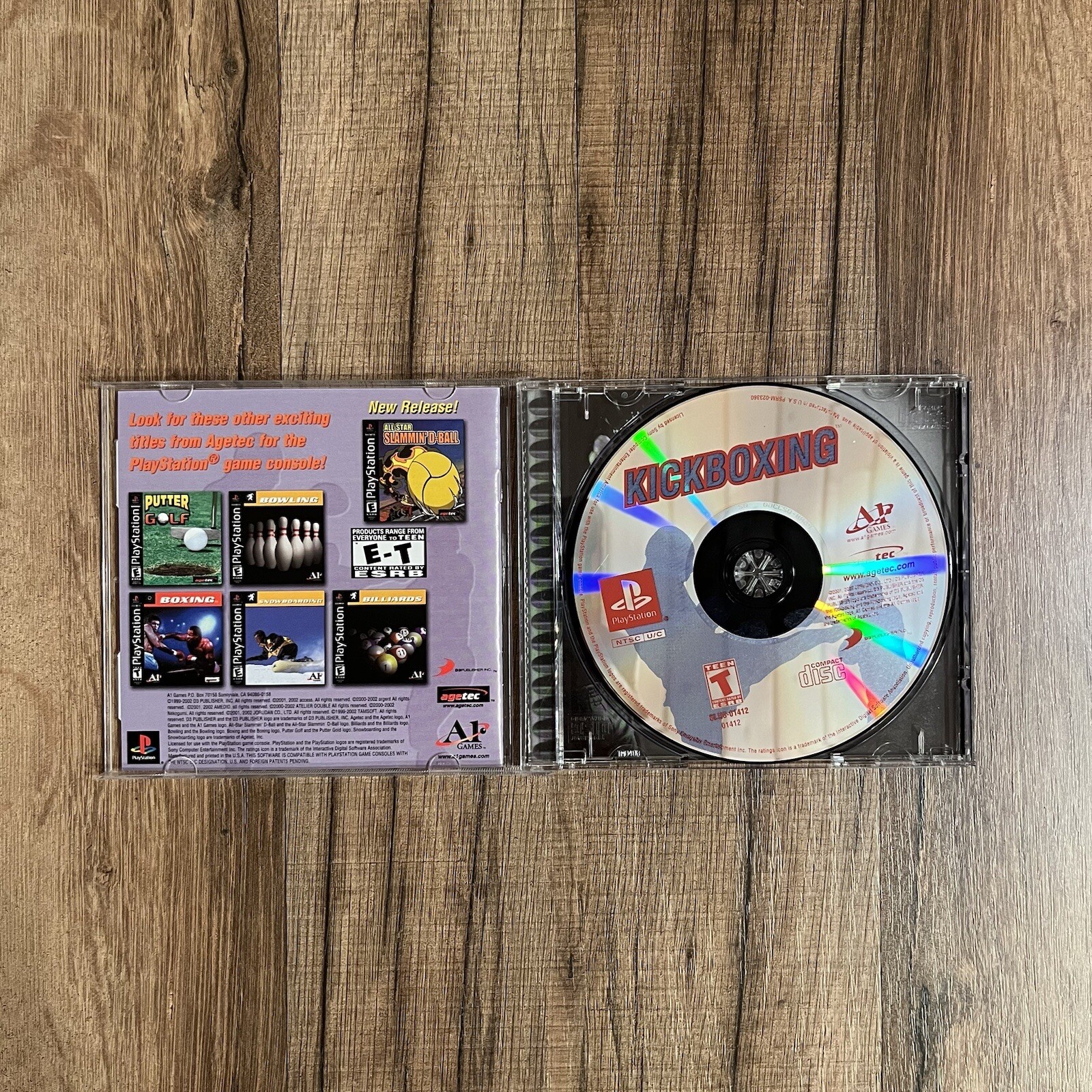 Kickboxing Sony PlayStation 1, 2002 Ps1 Kick Boxing Complete Tested ...