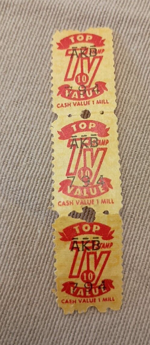 Vintage 3 TOP VALUE TRADING STAMPS GROCERY STORE | eBay