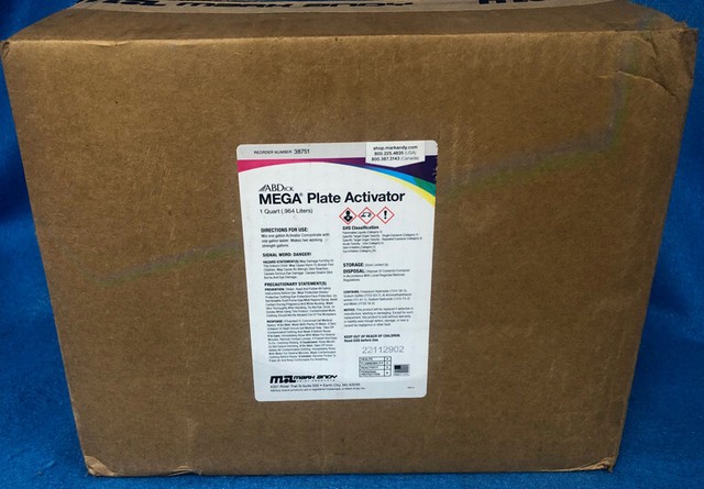 Mega Plate Activator 1 Quart Bottle Part # 38751 for sale online | eBay
