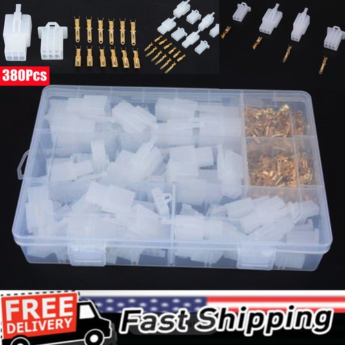 US 380Pcs Motorcycle ATV Connector Wiring Loom Harness Terminal Repair ...