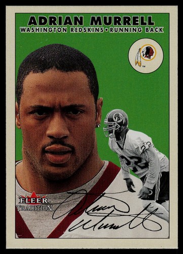 2000 Fleer Tradition #159 Adrian Murrell Washington Redskins | eBay