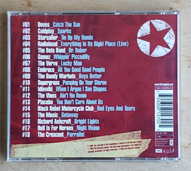 Alternative Album (VA) CD 2004 Radiohead Coldplay Doves Dandy Warhols ...