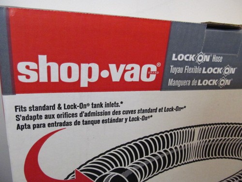 Genuine Shop Vac 8' Lock On Hose 1-1/4" Fits Standard & LockOn Tank ...