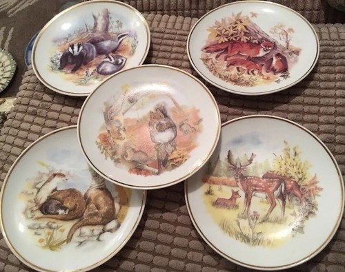 5 Wildlife Of Britain ,readers Digest Collectors Plates,susan Beresford ...