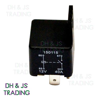 12V Relay 4 PIN Automotive 40AMP 40a Changeover RY15 Normally Open ...