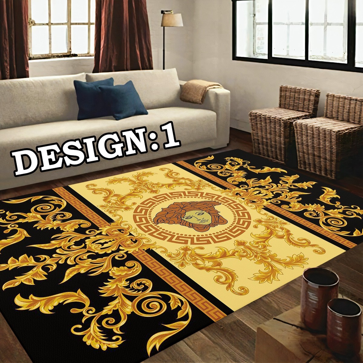 Versace Rug Uk - Home Alqu