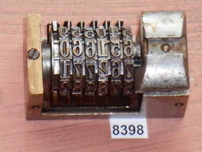 Letterpress Numbering machine (BATES) 6 digits | 8398 | eBay