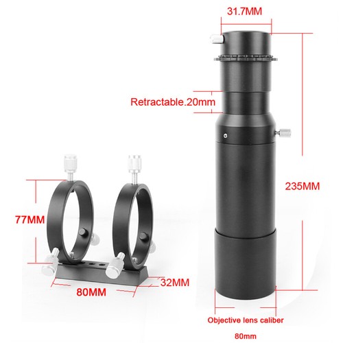 50mm Astronomical Telescope Guide Scope Focal Length 183mm for ...