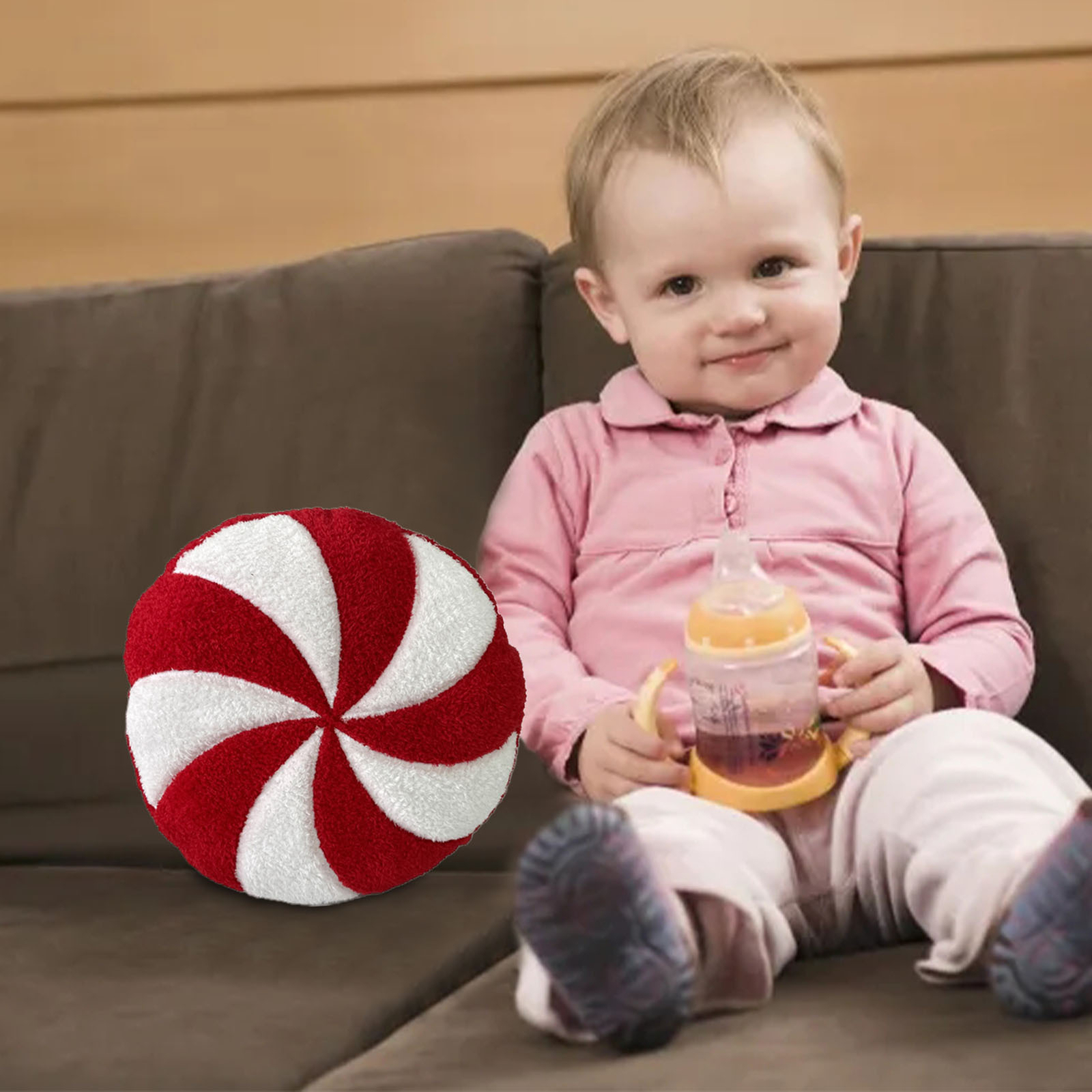 Target Wondershop Shaped Peppermint Novelty Throw Pillow Winter ...