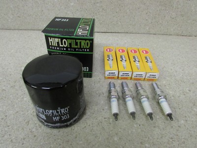 99-05 YAMAHA YZF-R6 YZFR6 R6 TUNE UP KIT OIL FILTER & SPARK PLUGS ...