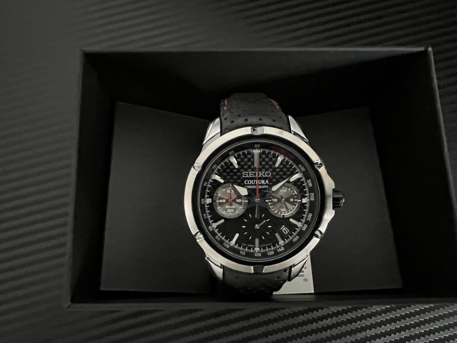 Seiko Coutura Motor Sports Race Car Architecture Quartz Chronograph ...
