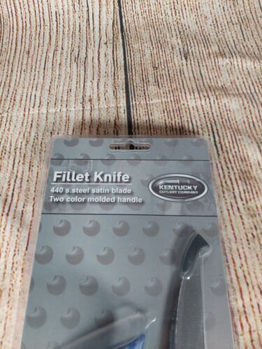 Kentucky Cutlery Fillet Knife Fixed Blade Ergonomic Handle 440 s- steel ...