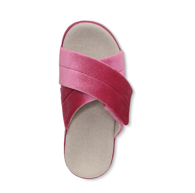 VIONIC Women's Relax II Slippers - Rose Violet Velvet NEW WITH BOX | eBay