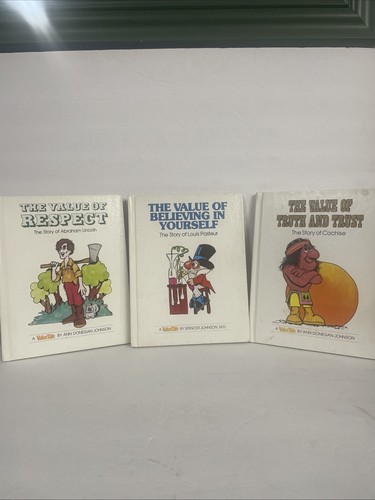 Value Tales Hardcover Lot Of 3 Books Ann & Spencer Johnson Vintage ...