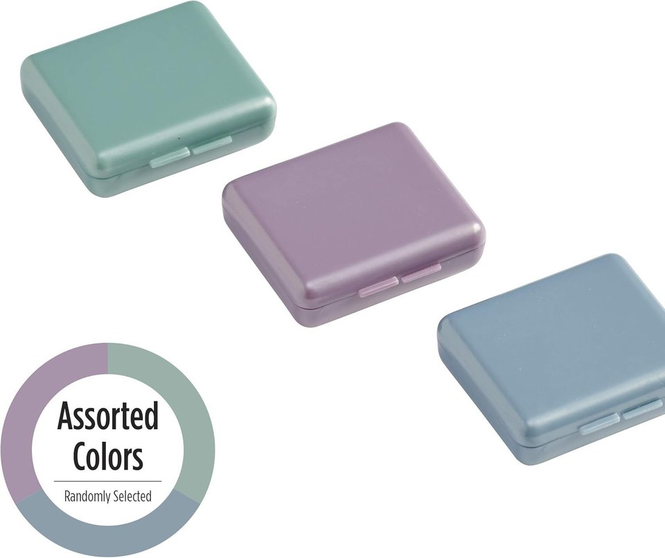 Small Pocket Pill Case (2/3 Pack), Daily Single Pill Box Organizer ...