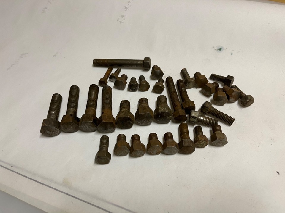 Ford Model T dome head nickel plated engine bolts | eBay