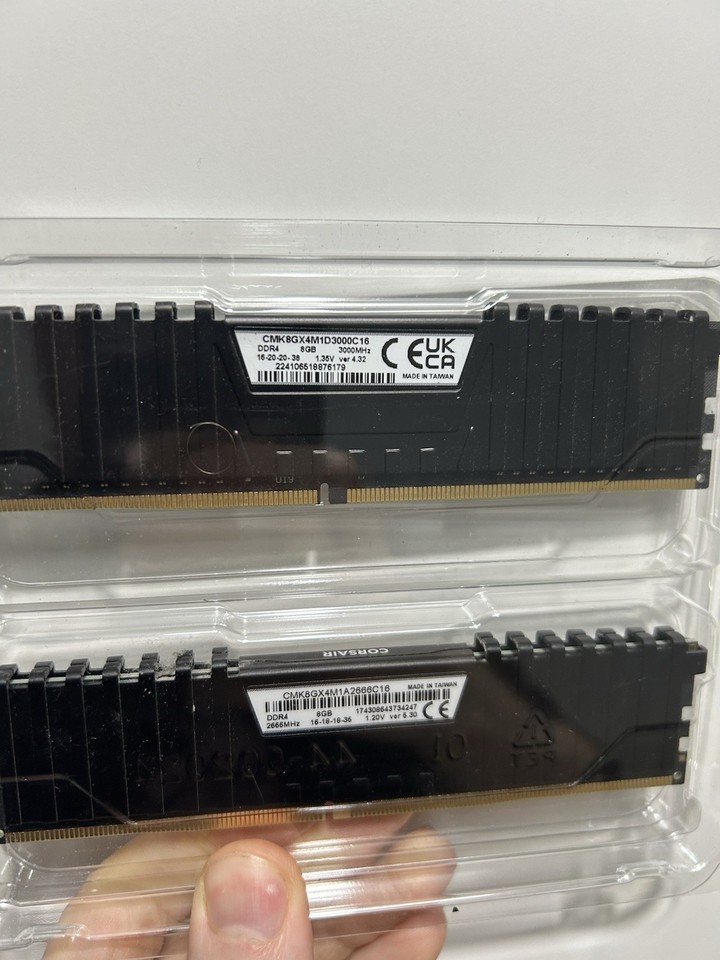 Corsair Vengeance DDR4 16GB 3000MHz And 2666 MHz Ram Sticks (8 each ...