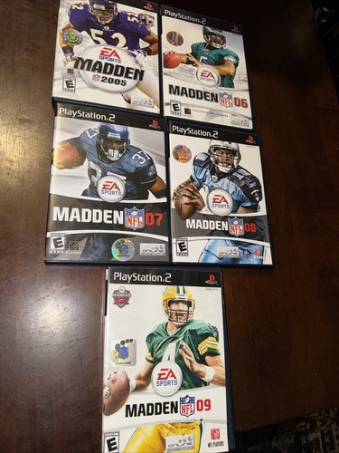 PS2 Games Lot Of 5 Madden Football 05 06 07 08 09 | eBay