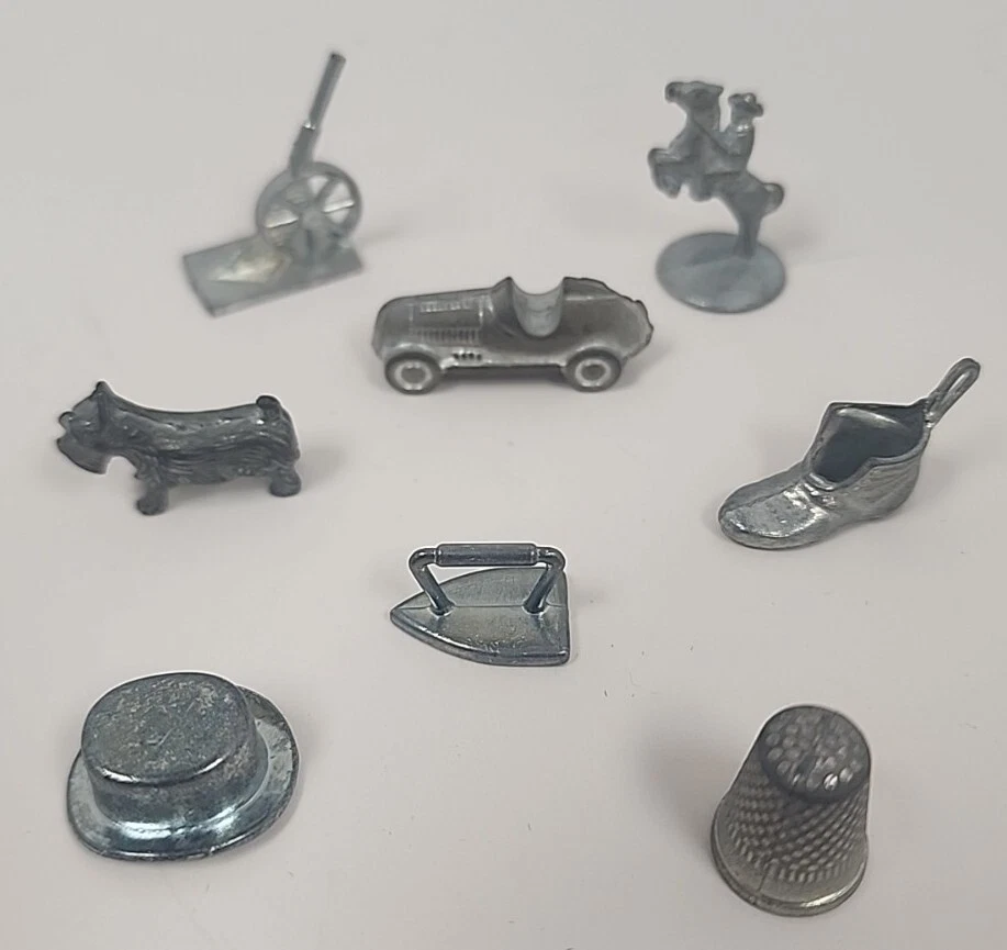 Original Monopoly Metal Tokens