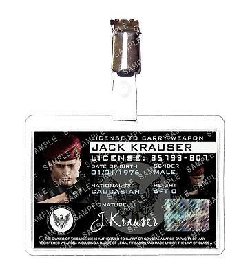 Resident Evil 4 Jack Krauser Weapon License Cosplay ComicCon Gift Prop ...