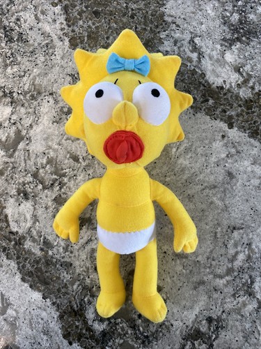 The Simpsons Maggie Simpson w/ Pacifier 10” Plush | eBay