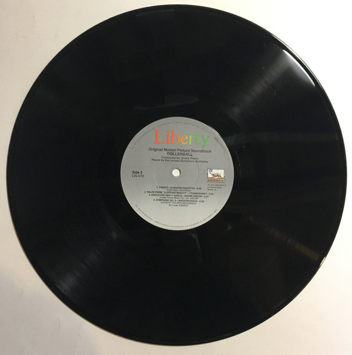 Rollerball - Original Soundtrack Recording - Andre Previn / London ...