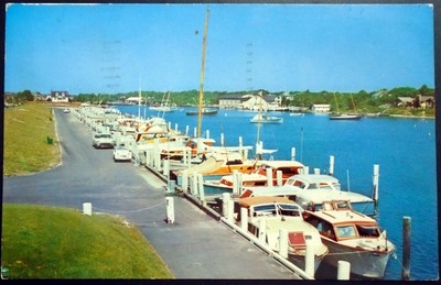Falmouth Harbor Marina, On Cape Cod, Boat Dock & Vintage Watercraft | eBay