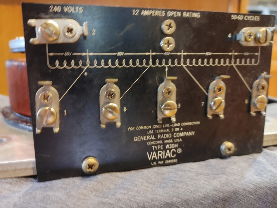 240 V 12A Variac - General Radio Co. - W30H - Heavy. | eBay