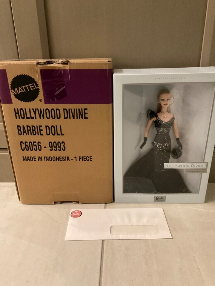 Hollywood Divine Barbie Doll Barbie Fan Club EXCL 2004 Brunette B3426 W ...