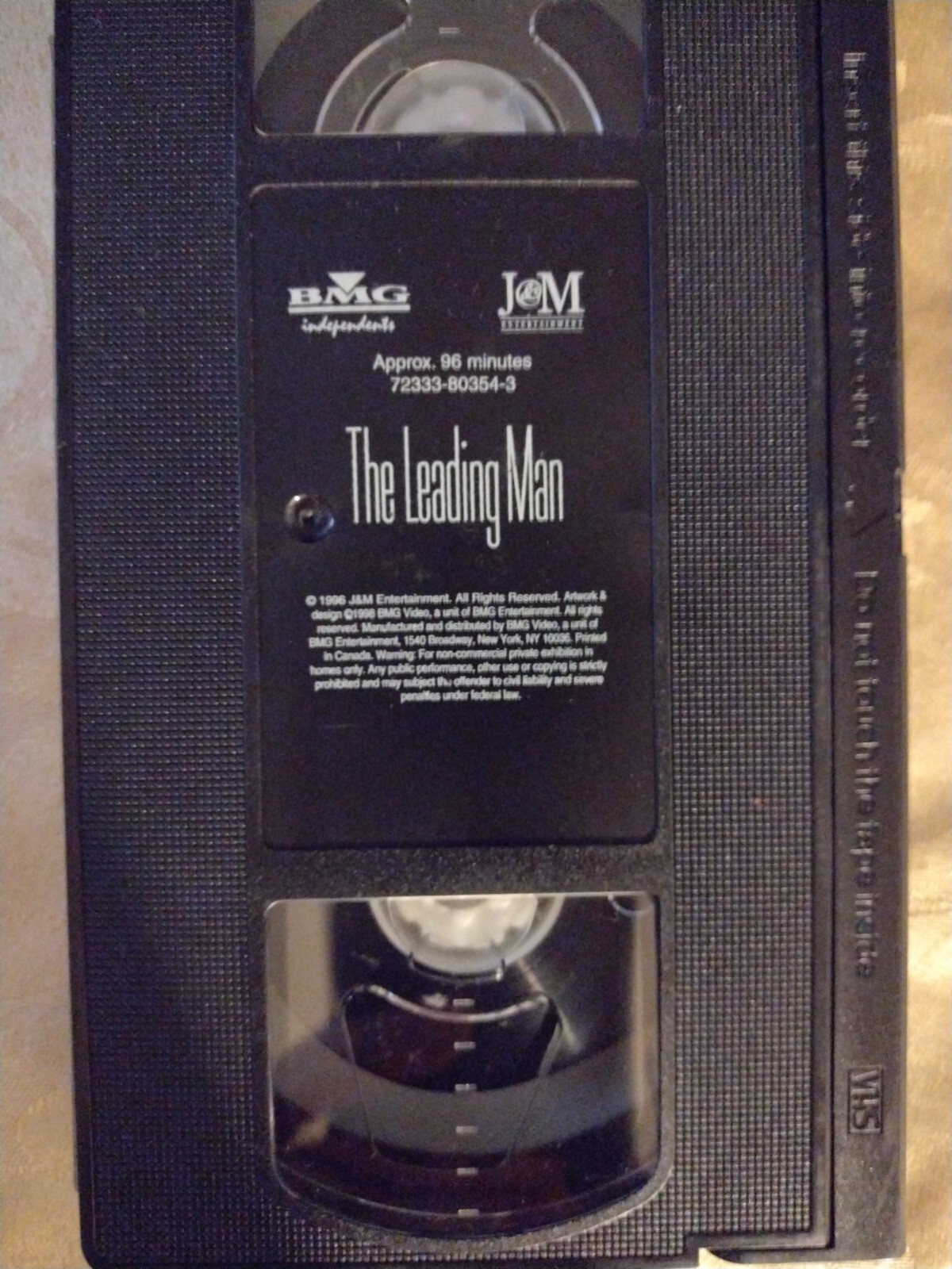 The Leading Man (VHS, 1998) 723338035437 | eBay