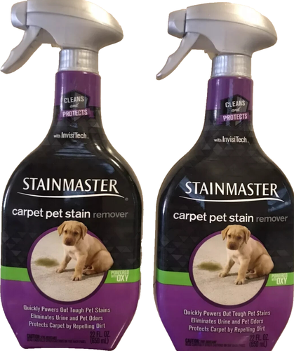 🐶LOT OF 2🐶 STAINMASTER Carpet Pet STAIN & ODOR Remover Cleaner 22oz ...