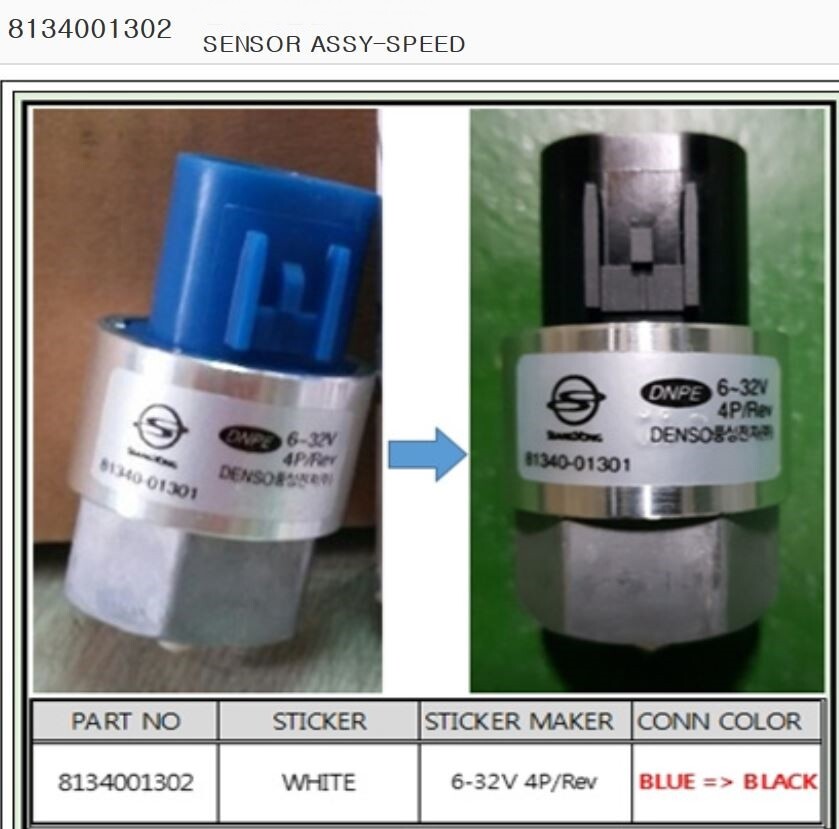 Ssangyong Genuine SPEED SENSOR MUSSO/SPORTS KORANDO 662LA, 4 pulse Blue ...