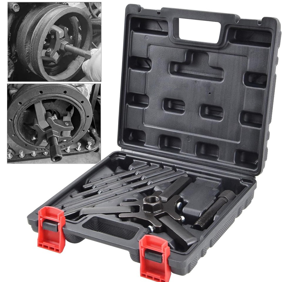 Harmonic Balancer Puller Kit, Adjustable 3-Jaw Puller for Removing ...