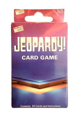 Jeopardy Card Game 2020 Endless Travel Pocket Trivia Deck COMPLETE ...