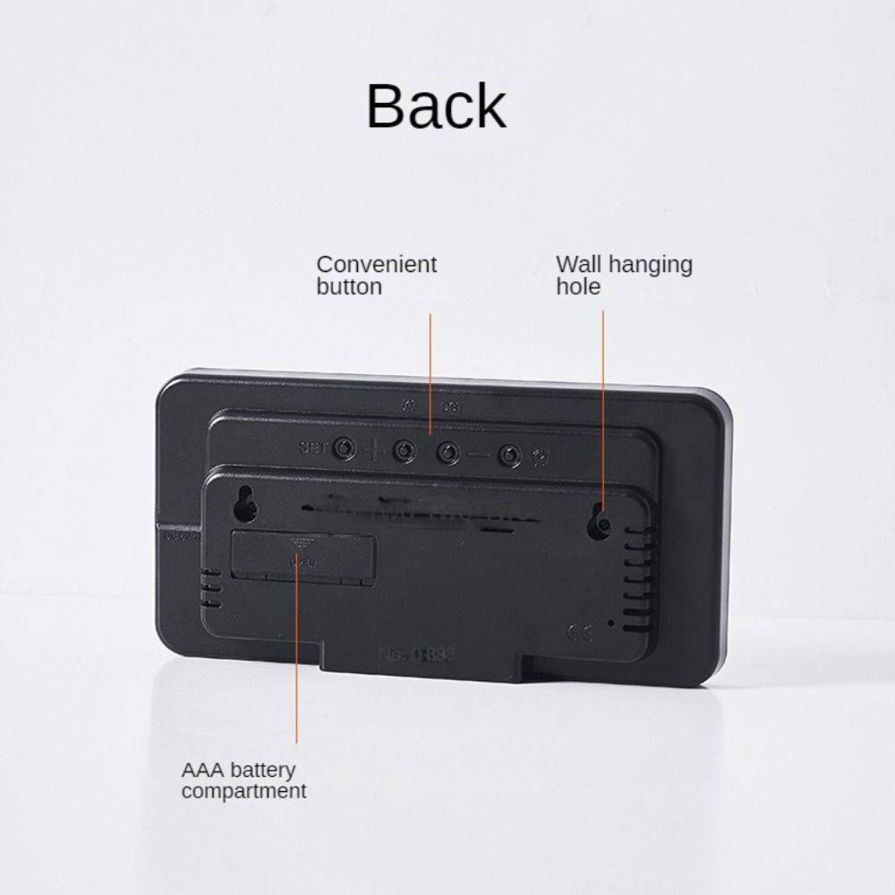 Multi-functional Digital LED Clocks Temperature Date Display Table Clock | eBay