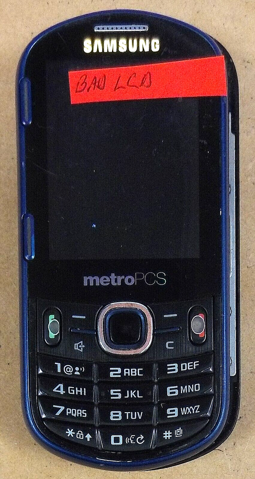 Samsung Messager 3 III SCH-R570 - Blue ( MetroPCS ) Very Rare Slider ...