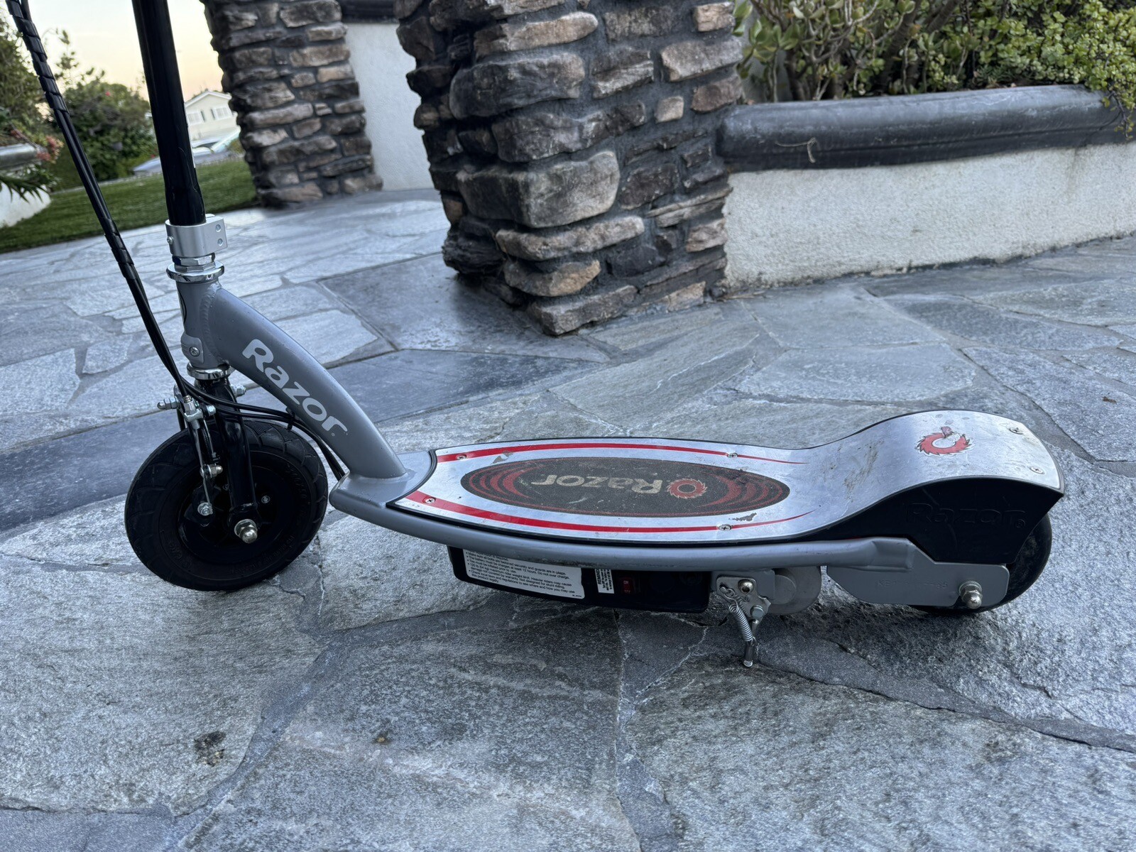 Razor Black Label E100 Red Electric Scooter For Kids Up To 120 Lbs. | eBay